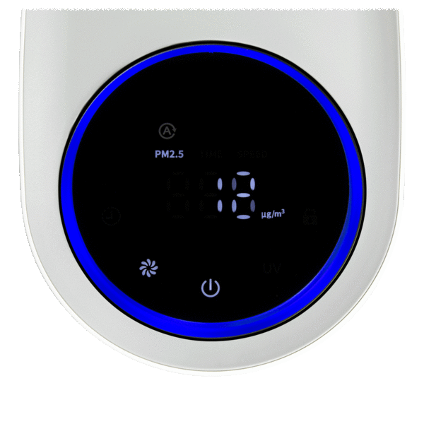 MorningSave: Geek Aire True Hepa Filter Tower 3-In-1 Air Purifier