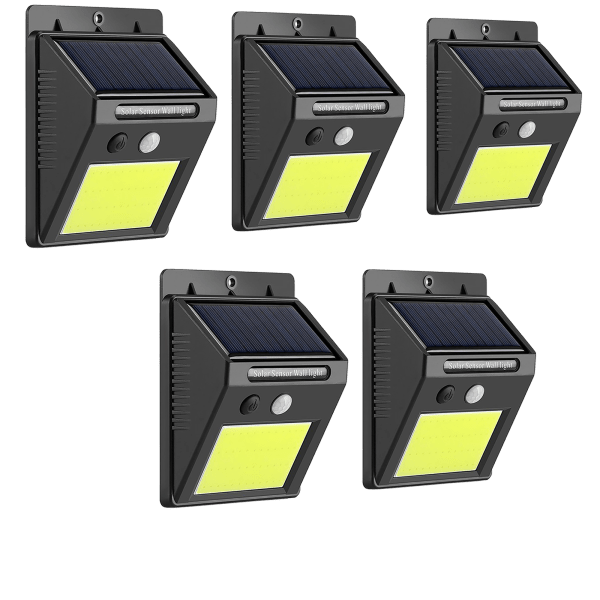 MorningSave: 5-Pack: Outdoor LED Solar Light w/ Wireless Waterproof ...