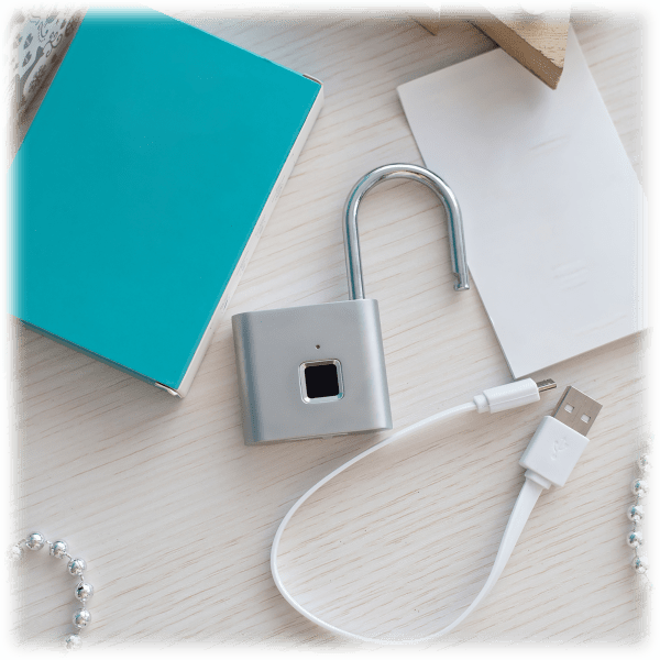 SideDeal: 1 or 2-Pack: Titan One Touch Ai Fingerprint Padlock