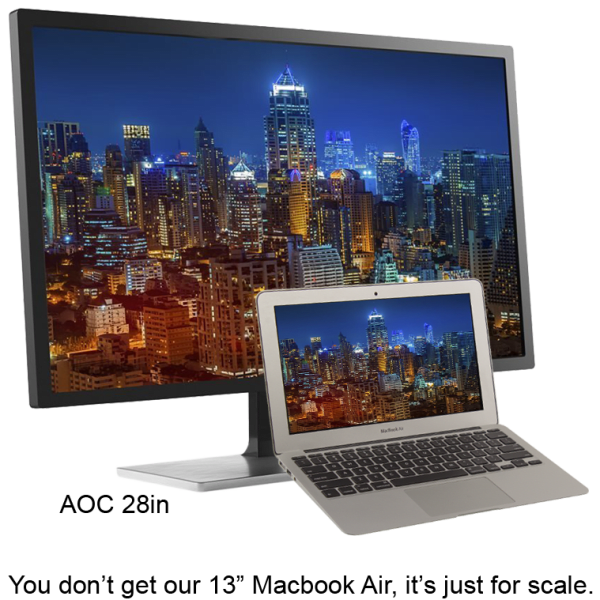 Meh: AOC 24" or 28" FreeSync Monitors (Refurbished)