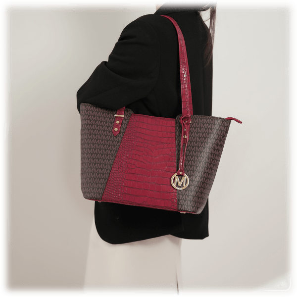 MorningSave: MKF Collection Lippa 4-Piece Faux Crocodile M Signature ...