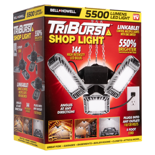 SideDeal: Bell + Howell Triburst LED Garage/Shop Light