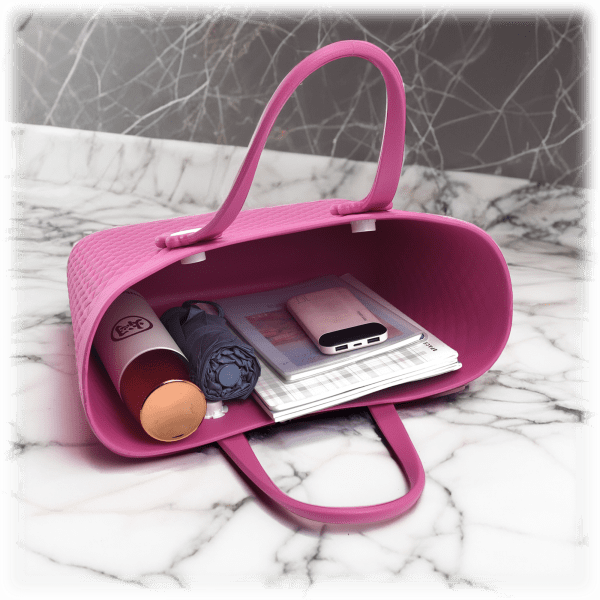 MorningSave: Lior Rubber Textured Large Tote Bag