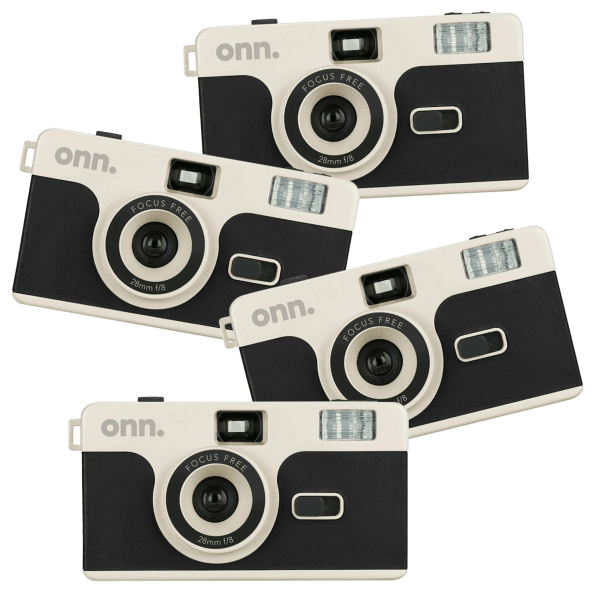 SideDeal: 4-Pack: Onn Reusable 35mm Cameras with Preloaded Film
