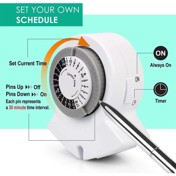 Meh: 4-Pack: Indoor & Outdoor Timers with 4 Extension Cords
