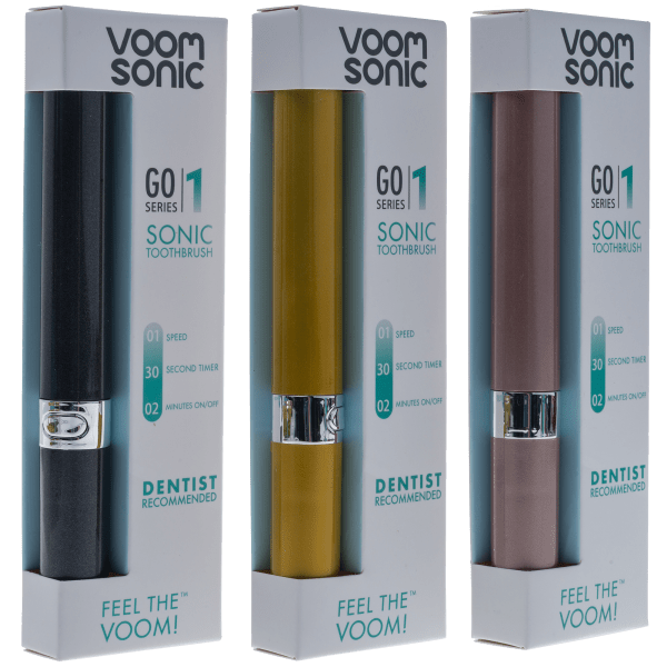 MorningSave: 3-Pack: Voom Sonic Travel Toothbrushes