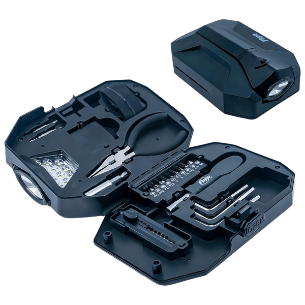SideDeal: Flipo Tool Pod 24-Piece Tool Set With LED Work Light & Headlamp