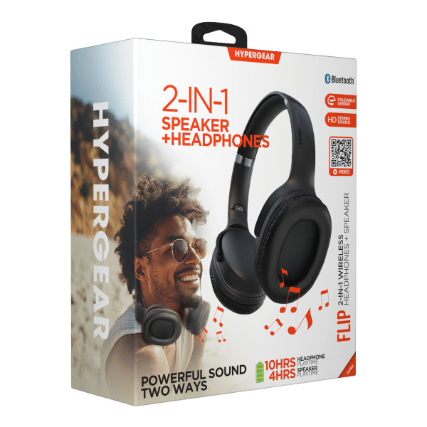 MorningSave: HyperGear Flip 2-In-1 Speaker & Headphones