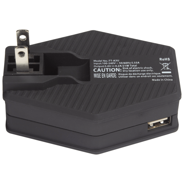 SideDeal: 2-Pack: Tough Tested 3-Port 4.2Amp USB Charger