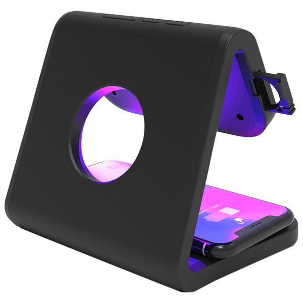 MorningSave: Puretize UV Wireless Charging Alarm Clock
