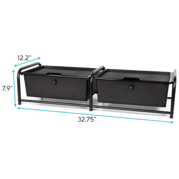 MorningSave: Richards Homeware Metal Frame Underbed Storage Drawers ...