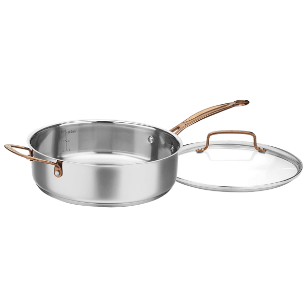 MorningSave: Cuisinart 8-Piece Stainless Cookware Set with Rose Gold ...