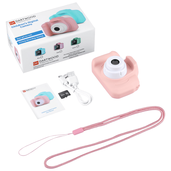 MorningSave: 2-Pack: Dartwood 1080p Digital Camera for Kids (Pink)