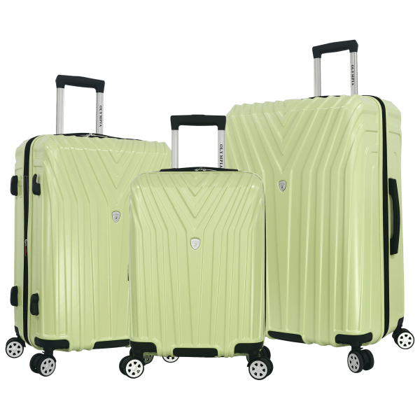 MorningSave: Olympia USA Voyager 3-Piece Premium Hardside 8-Wheel ...