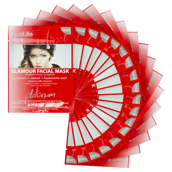 MorningSave: 18-Pack: SpaLife Glamour Facial Masks