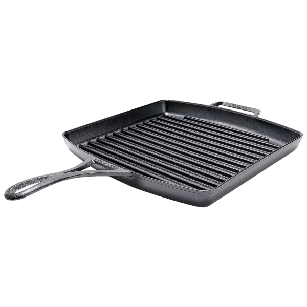 Meh: Lodge 12-inch Blacklock Cast Iron Grill Pan with Care Kit