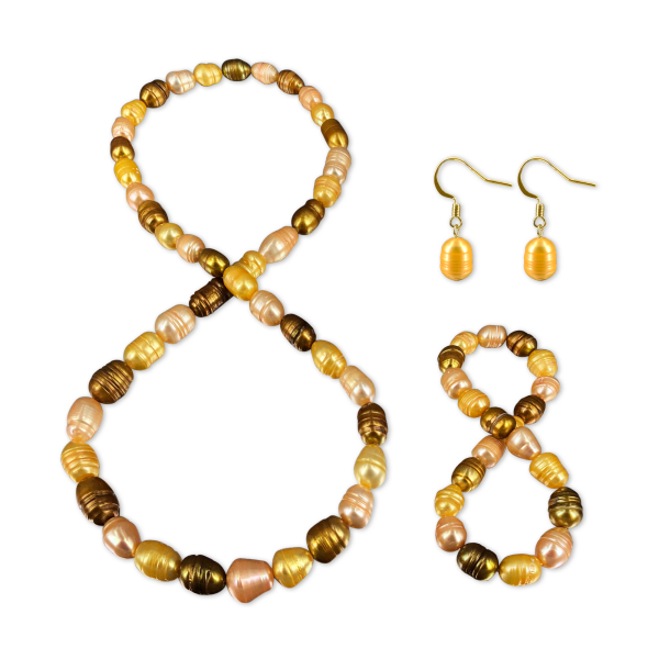 MorningSave: RAINBOW REEF COLLECTION 3-Piece Pearl Set