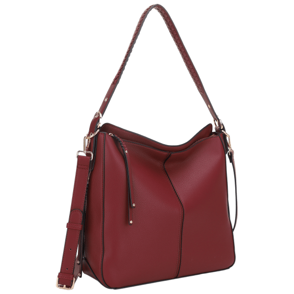 MorningSave: Malibu Skye Claire Handbag with Whipstitch Detail Handle