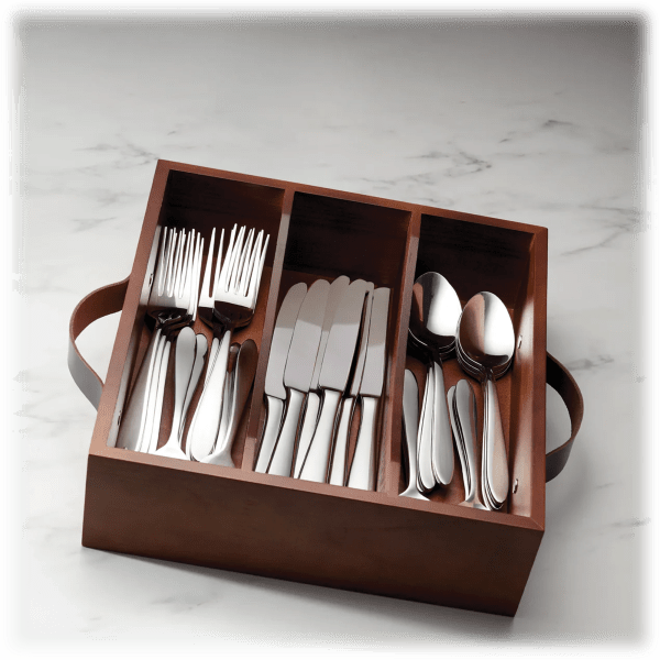 MorningSave: Oneida Mooncrest 30-Piece Flatware Set with Caddy