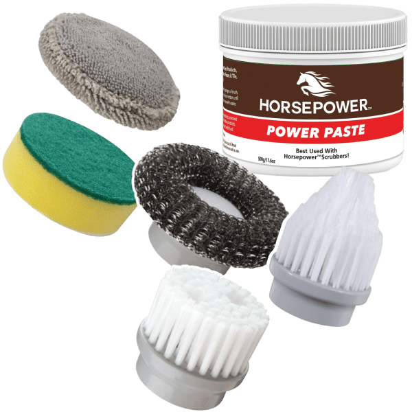 Meh: Bulbhead Horsepower 5-Piece Brush Heads Set with Cleaning Paste