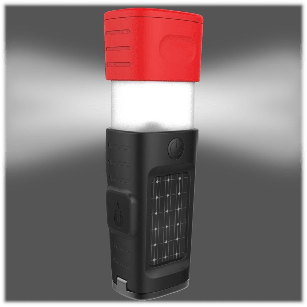 Meh: 4-Pack: Portable Solar & Hand Crank LED Flashlight/Lanterns