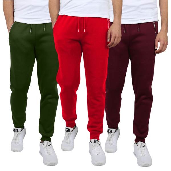 MorningSave: 3-Pack: Galaxy by Harvic Men's Fleece-Lined Joggers w ...