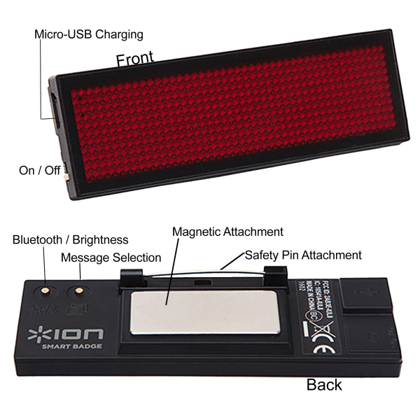 Meh: 2-for-Tuesday: Ion Audio LED Smart Badge