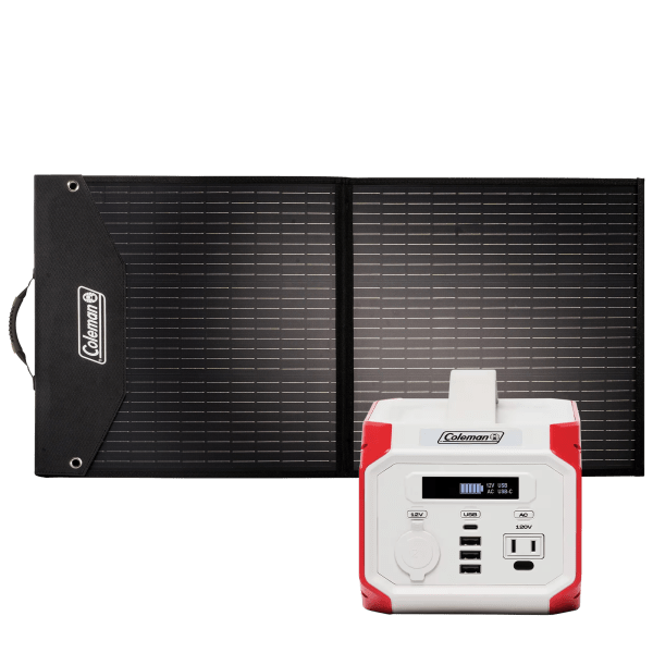 MorningSave: Coleman 200W Portable Power Station & 50W Solar Panel Bundle