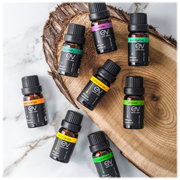 MorningSave: Aromatherapy 8 Essential Oils Set by Earth Vibes