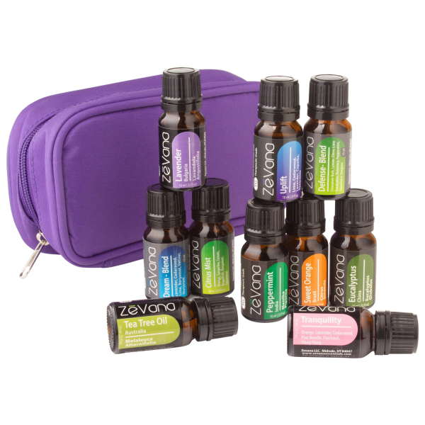 MorningSave: 10-Pack ZeVana 10ml 100% Therapeutic Grade Essential Oils ...