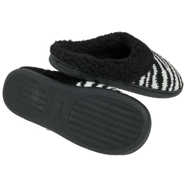 MorningSave: Ellen Tracy Women Knit Slipper with Sherpa Collar