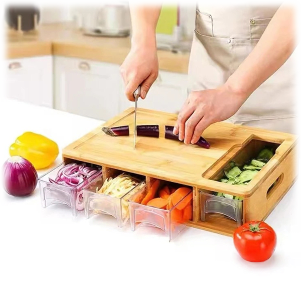 MorningSave: Cheer Collection Bamboo Cutting Board With Grater, 4 ...