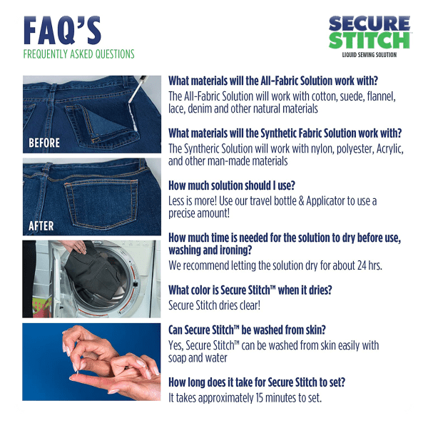 MorningSave: Secure Stitch 7 Piece Liquid Sew Kit