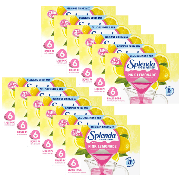 SideDeal: 72-Pack: Splenda Peel & Pour Sweet Tea & Pink Lemonade Drink ...
