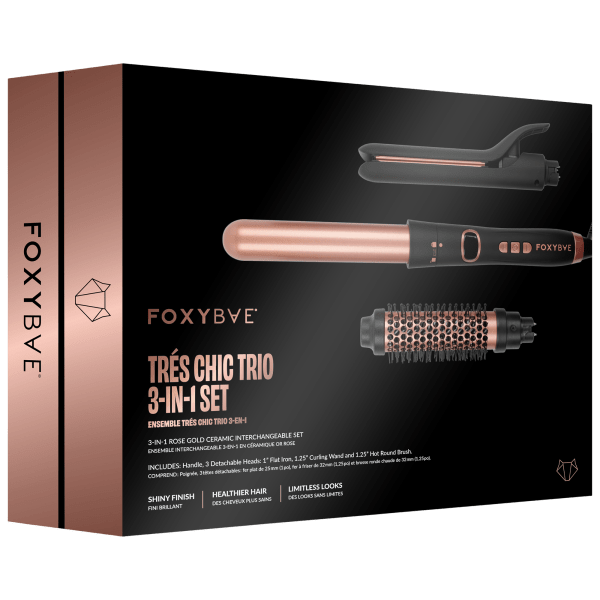 MorningSave: Foxybae Trés Chic Trio 3-in-1 Multi-Styler Hair Tool Set