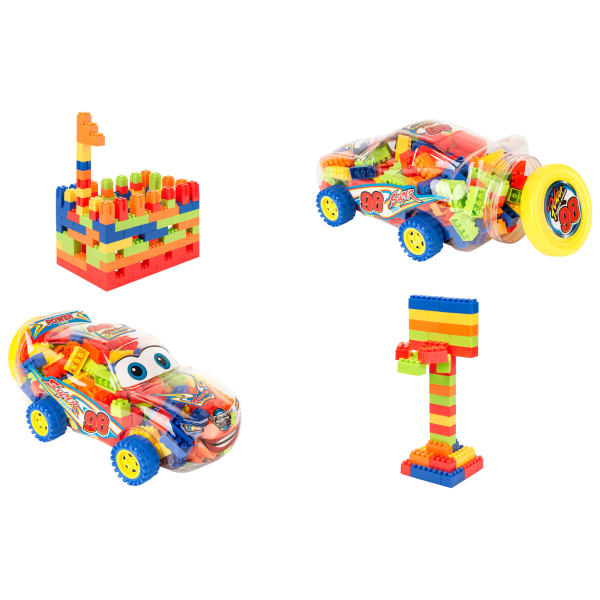 MorningSave: Super Toys Constructible Building Blocks with Toy Care Case