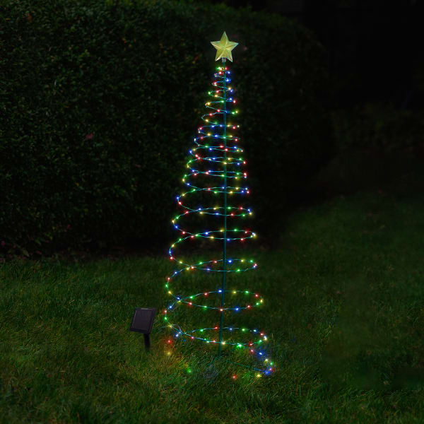 MorningSave: Touch Of ECO Merrylite Solar LED Metal Christmas Tree ...