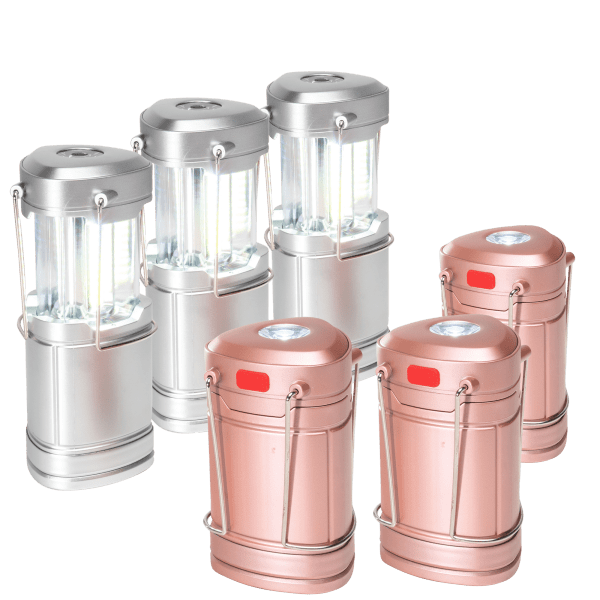 MorningSave: 6-Pack: BrightEase Multi-Use Pop Up Lantern & Spotlight