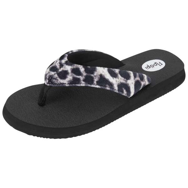 SideDeal: Floopi Women's Ella Yoga Mat Leopard Flip Flop