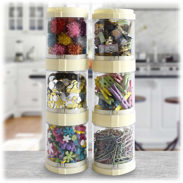 Meh: Anna Griffin Deflecto Storage Towers Set