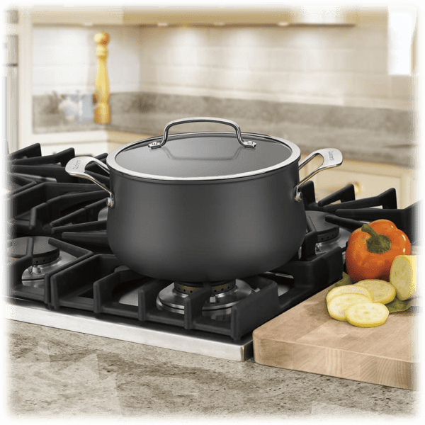 MorningSave: Cuisinart Contour Hard Anodized Cookware Dutch Oven with Cover