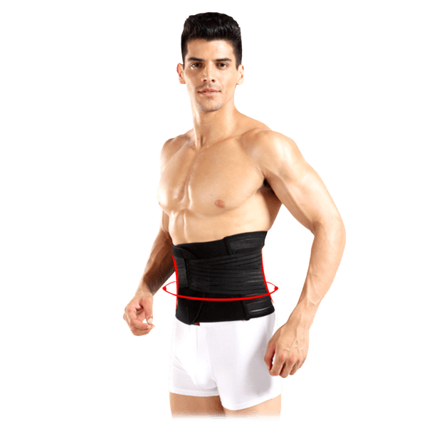 MorningSave: Men's Adjustable Double-Compression Waist-Slimming Belt
