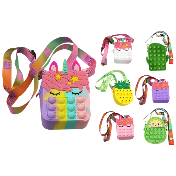 MorningSave: Kid's Pop-It Bubble Fidget Crossbody Handbag by Two Elephants
