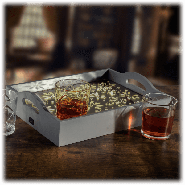 MorningSave: Temp-tations Illuminated Tray With 2 Glass Inserts