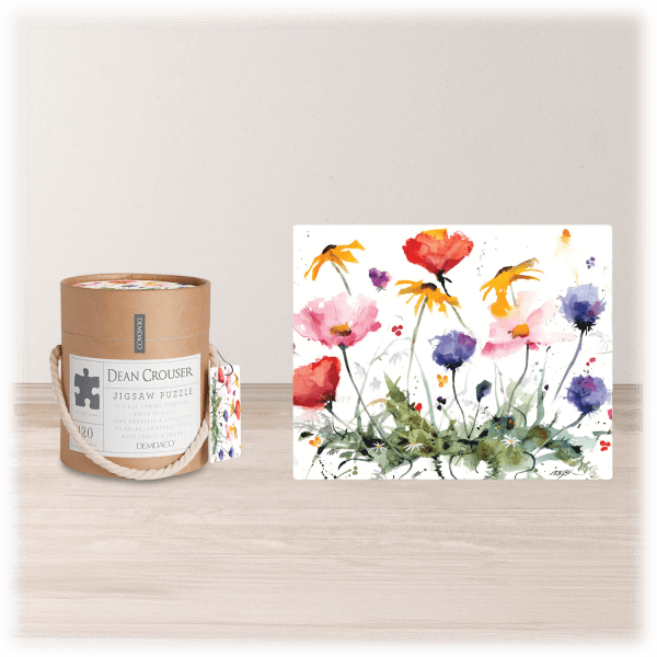 Meh: 4-Pack: Demdaco 120-Piece Puzzle in Gift Box Set