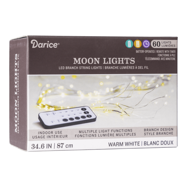 MorningSave: Darice LED Branch Moon Lights with Remote Control