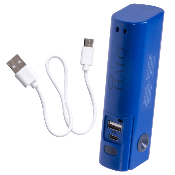 SideDeal: 2-Pack: HALO FanPal 2,000mAh Mini Fan Power Bank with LED Light