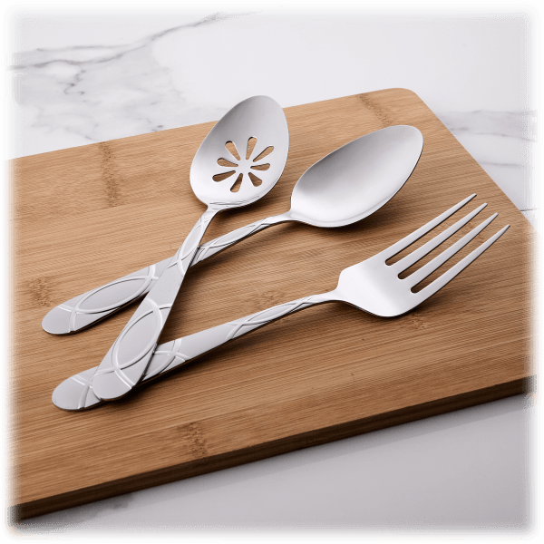 MorningSave: Kitchinox 51-Piece Lily Frost Flatware Set