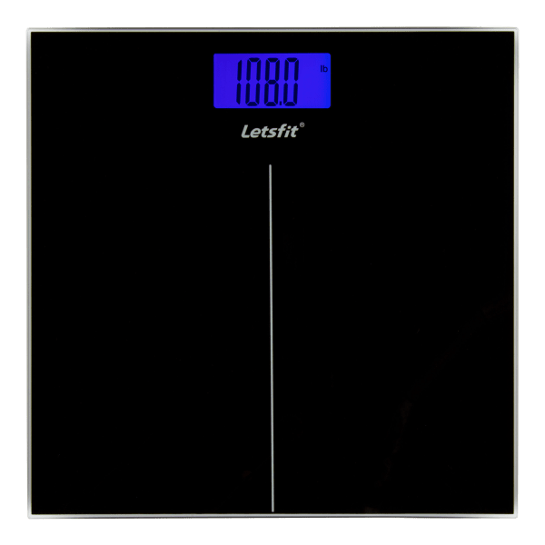 SideDeal: Letsfit Ultra Slim Tempered Glass Digital Body Weight Scale w ...