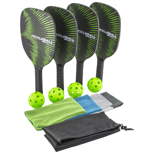 MorningSave: Deluxe 4-Player Pickleball Game Set